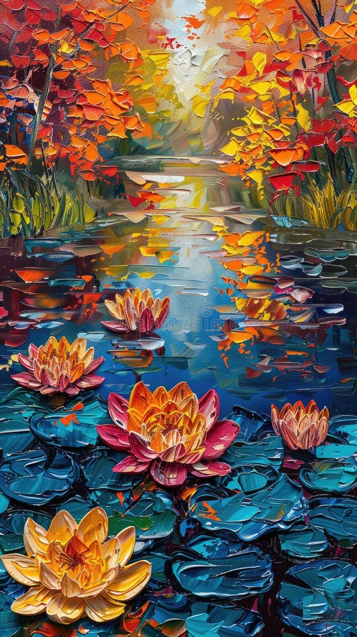 Expressive Impasto Landscape, Capturing the Texture and Depth of ...