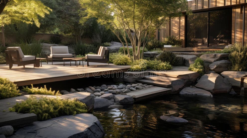 Expressive Landscape Design, Capturing Outdoor Beauty Stock ...