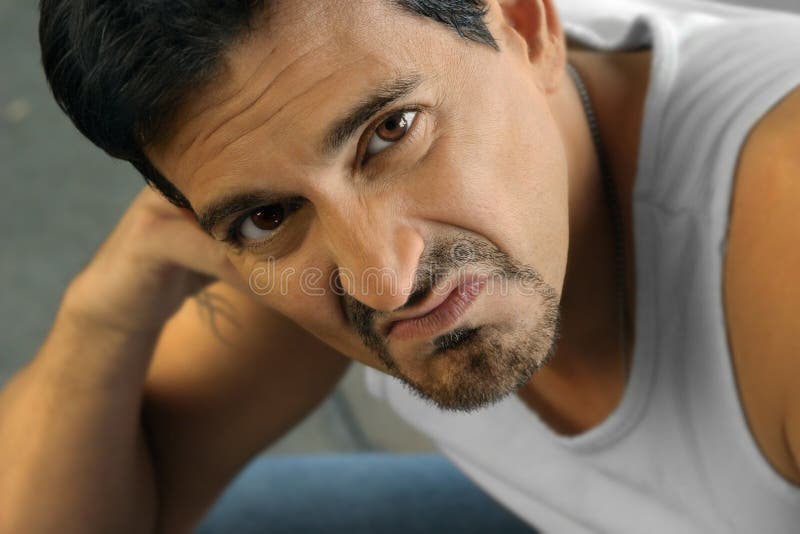 Menacing Man stock photo. Image of anger, person, hoodlum - 7497954