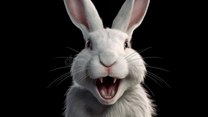 Angry Rabbit Face Stock Illustrations – 477 Angry Rabbit Face Stock ...