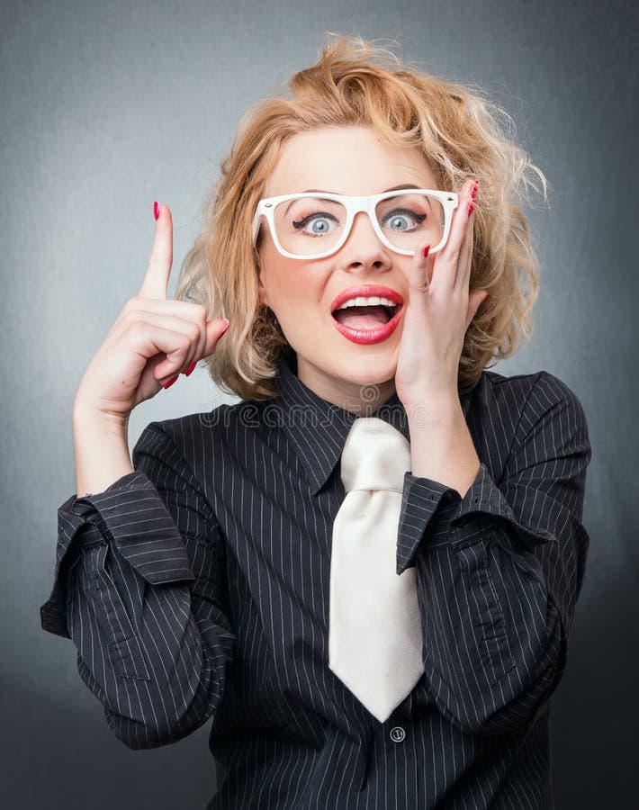 Expressive woman stock photo. Image of background, person - 29438324