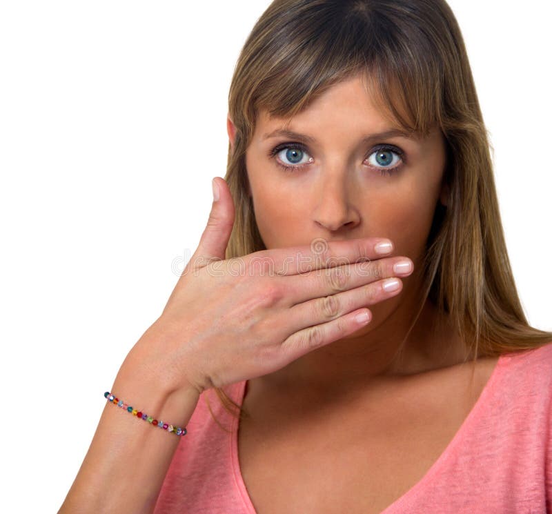 Expressive woman stock image. Image of portrait, displeased - 34141021