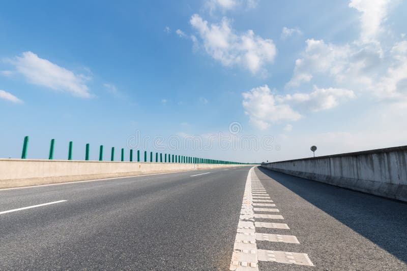 Expressway and Asphalt Road Surface Stock Image - Image of highway ...