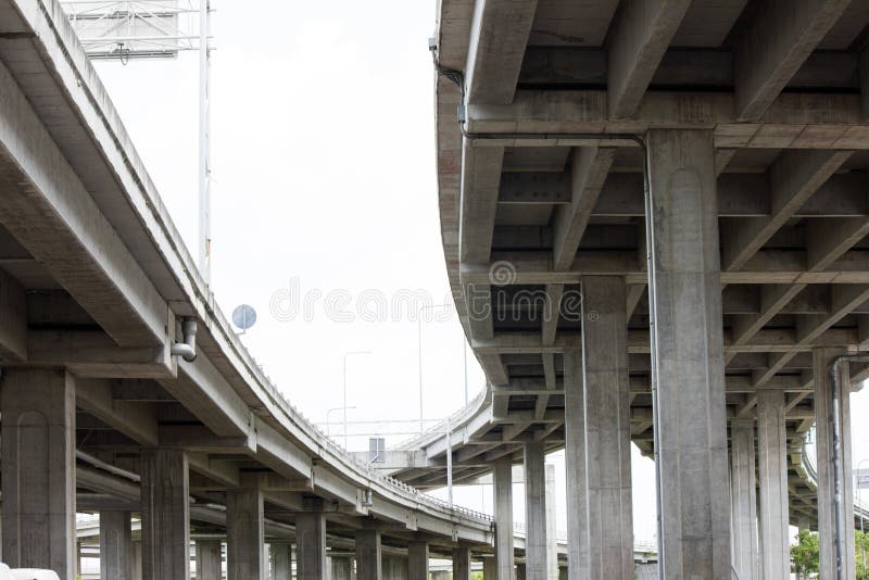 Expressway bridge daylight stock photo. Image of fast - 34052276