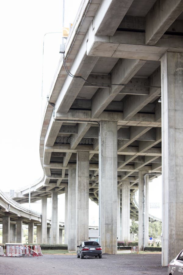 Expressway bridge daylight stock photo. Image of lane - 34052362