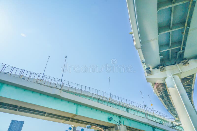 Expressway elevated lines stock photo. Image of civil - 286686730