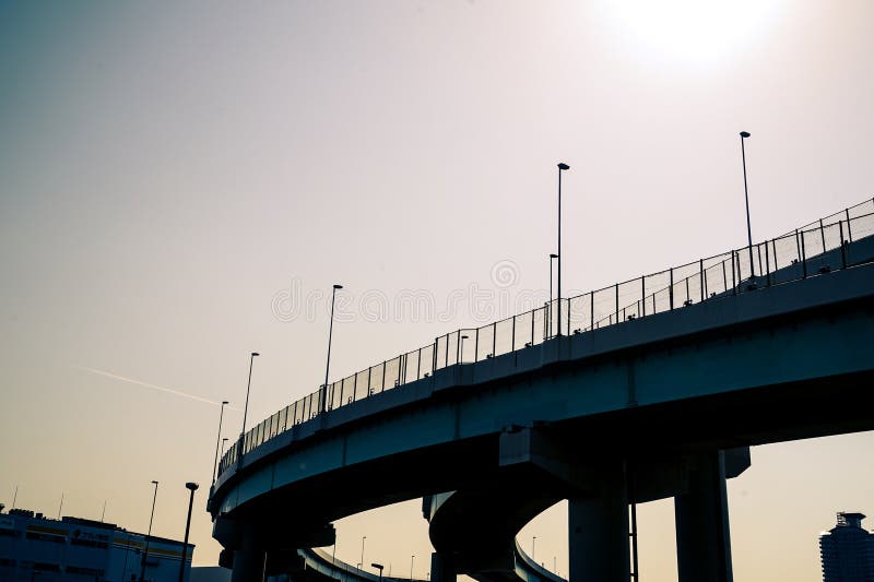 Expressway elevated lines stock image. Image of expressways - 286743885