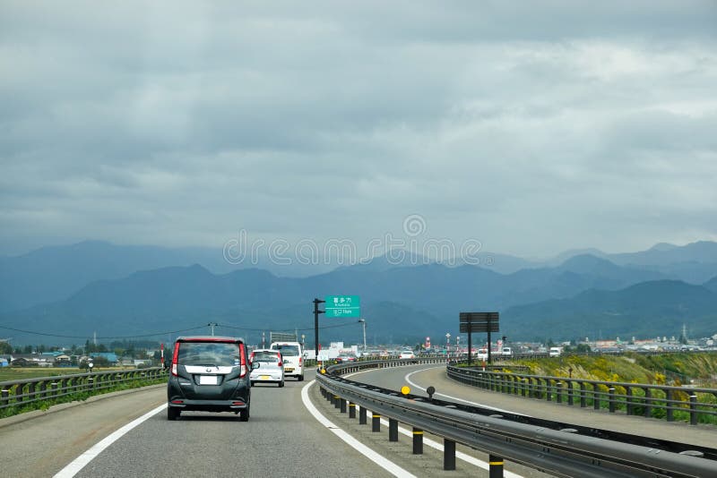 Expressway Japan in Landscape Day Editorial Image - Image of expressway ...
