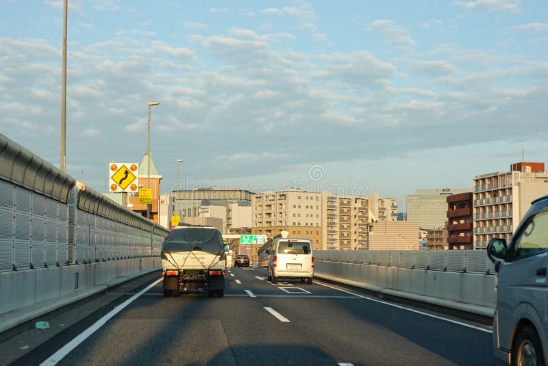 Expressway Japan in Landscape Day Editorial Photography - Image of city ...