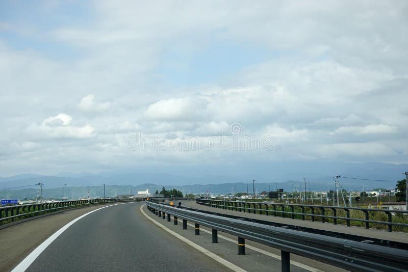 Expressway Japan in Landscape Day Stock Photo - Image of urban, road ...