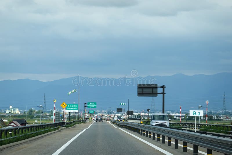 Expressway Japan in Landscape Day Editorial Stock Photo - Image of ...
