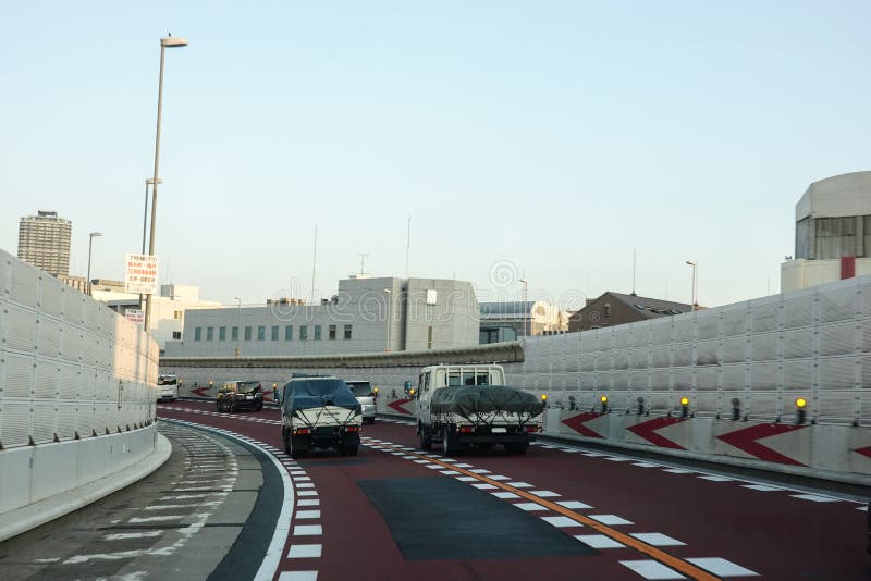 Expressway Japan in Landscape Day Editorial Stock Image - Image of ...