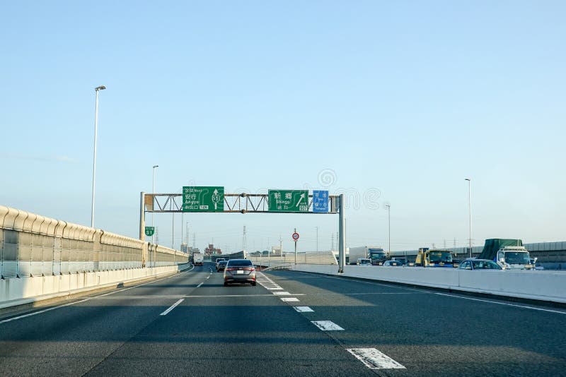 Expressway Japan in Landscape Day Editorial Photo - Image of expressway ...