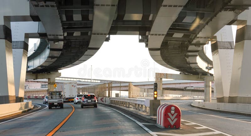 Expressway Japan in Landscape Day Editorial Stock Photo - Image of ...