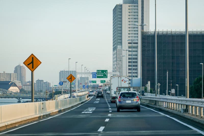 Expressway Japan in Landscape Day Editorial Image - Image of japan ...