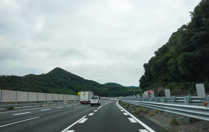 Expressway Japan in Landscape Day Editorial Photo - Image of landscape ...