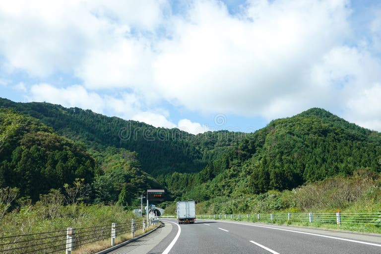Expressway Japan in Landscape Day Editorial Photography - Image of ...