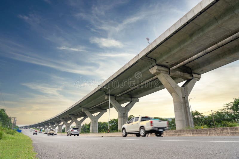 Expressway Just Completed. Road Construction Stock Image - Image of ...