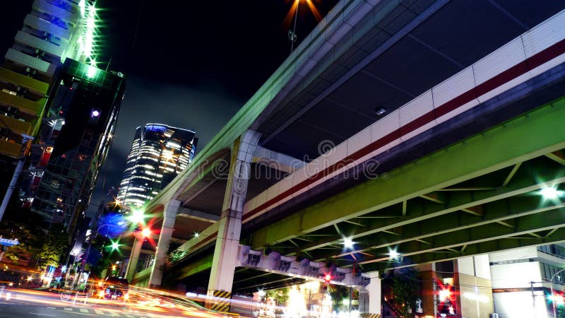 Expressway in Tokyo. stock image. Image of city, life - 16049489