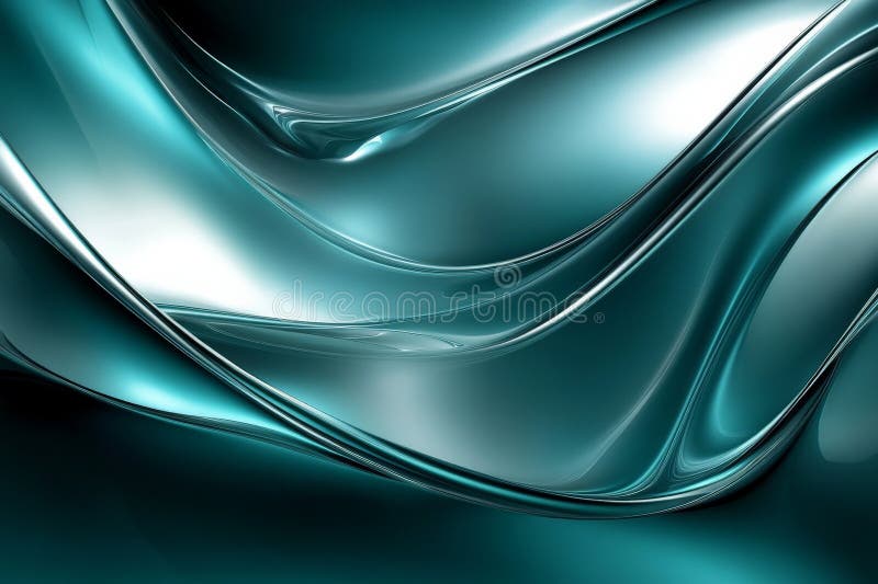 An Exquisite Abstract Background with Elegant Curves and Colors in Deep ...