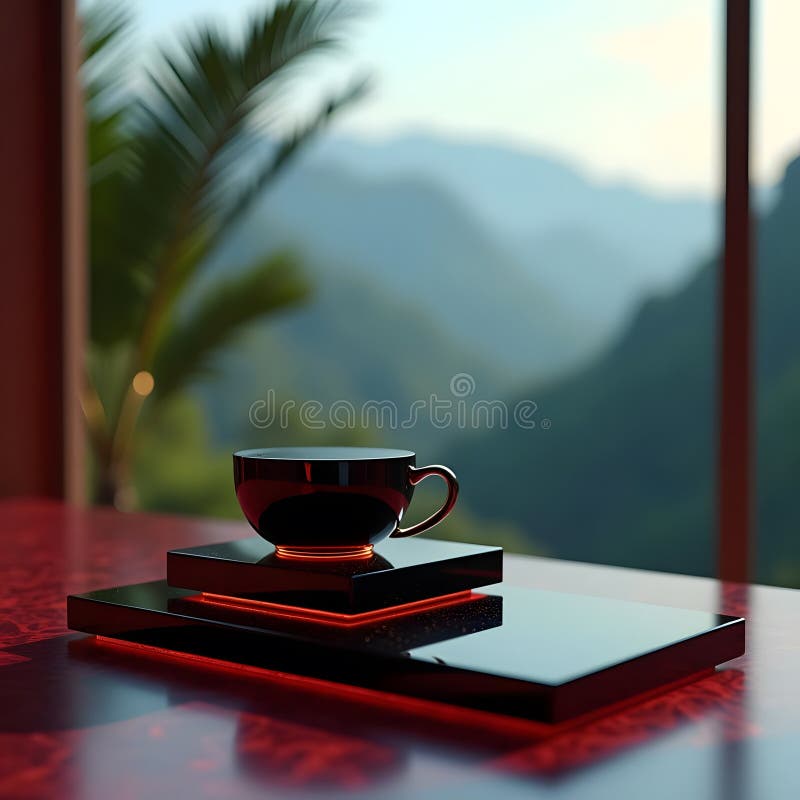 Exquisite Acrylic Base Showcasing Hyper-Realistic Depth of Field on ...