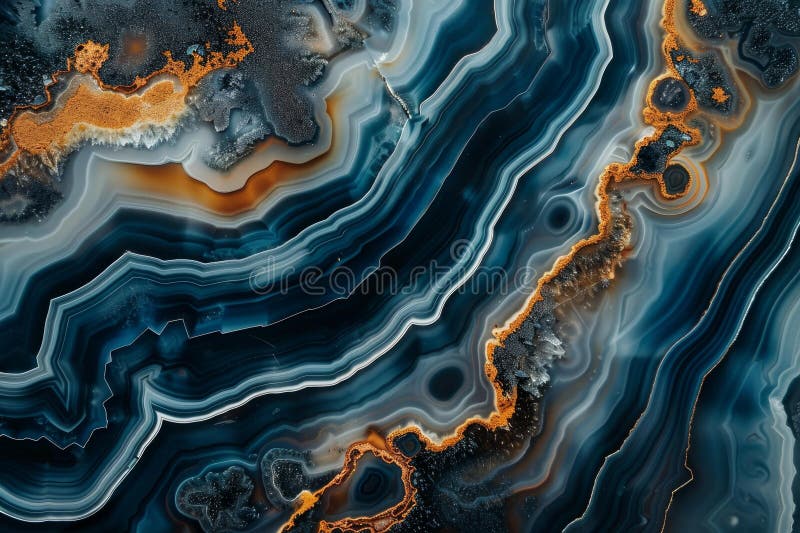 Exquisite Agate Slice Textures and Patterns Stock Illustration ...