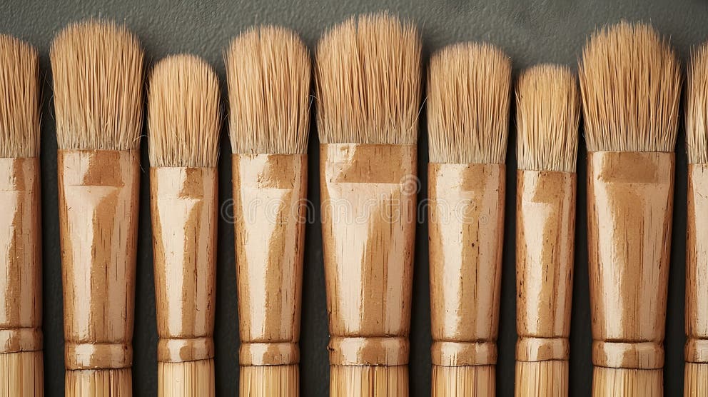 Exquisite Artisan Craftsmanship: Handmade Calligraphy Brushes Displayed ...