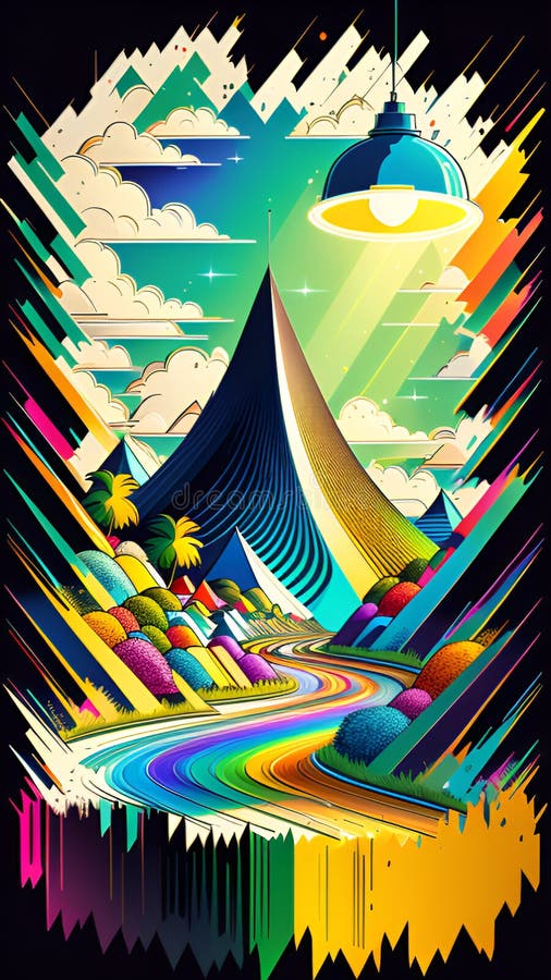 Advertising Background Dynamic Halo Background Magic Shading Design ...