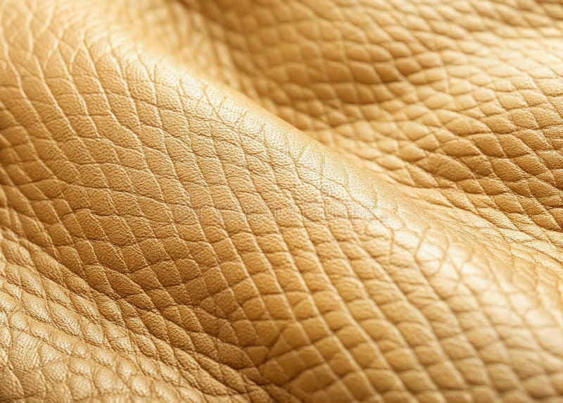 Exquisite Beige Leather Texture a CloseUp Exploration of Genuine ...