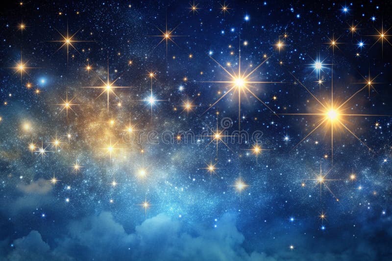 An Exquisite Celestial Backdrop Featuring a Rich Array of Twinkling ...