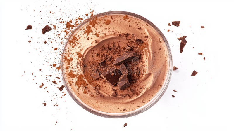 Exquisite Chocolate Mousse Dessert with Cocoa for Culinary Inspiration ...