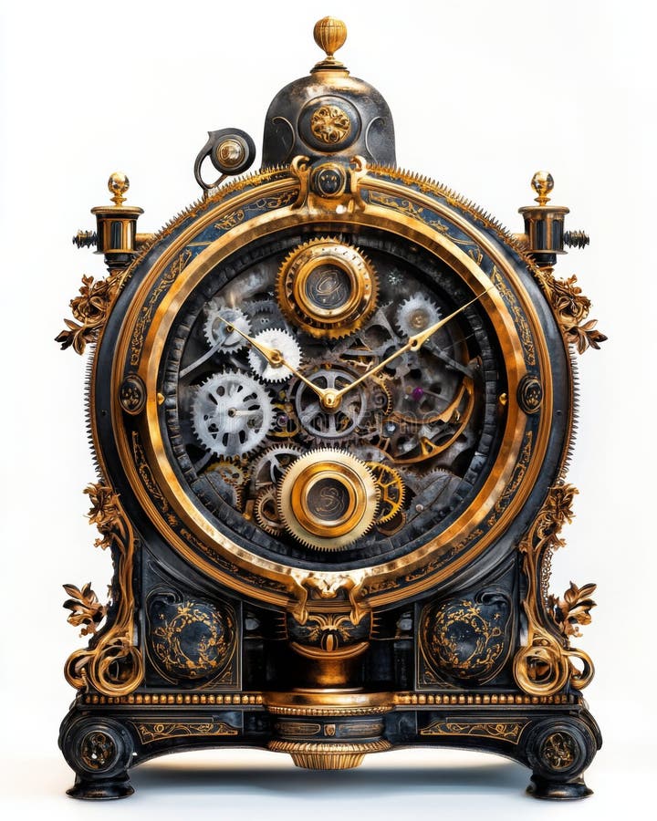 Stunning Antique Clock Showcases Intricate Gears and a Unique Design ...