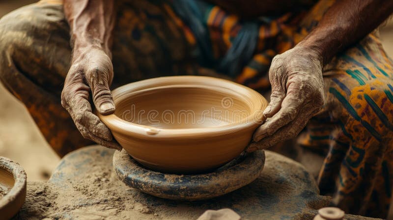 Exquisite Craftsmanship Showcased in the Artistry of a Skilled Potter S ...