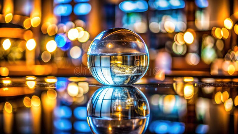 Exquisite CrystalClear Sphere Ice Ball Ready To Elevate Your Cocktail ...