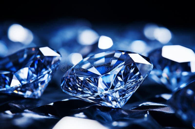 Exquisite Display of Large, Valuable Diamond Stones Symbolizing ...