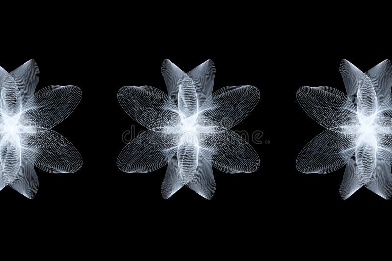 Exquisite Display of Parametric Flower Patterns Showcasing Geometric ...