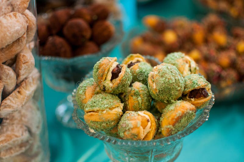 Exquisite Middle Eastern Sweets Display Stock Photos - Free & Royalty ...