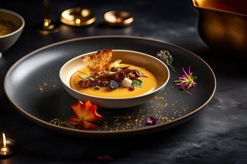 Exquisite Fine Dining stock illustration. Illustration of experience ...