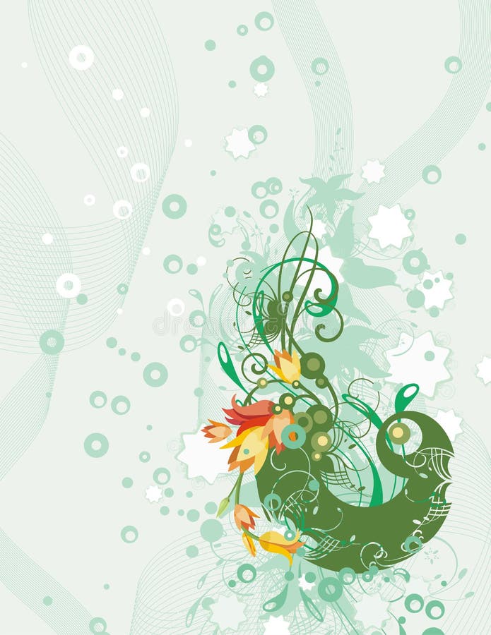 Exquisite Floral Background Stock Vector - Illustration of background ...