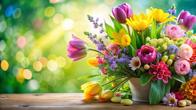 Sustainable Spring Floral Design a Sophisticated Earth Day Template for ...