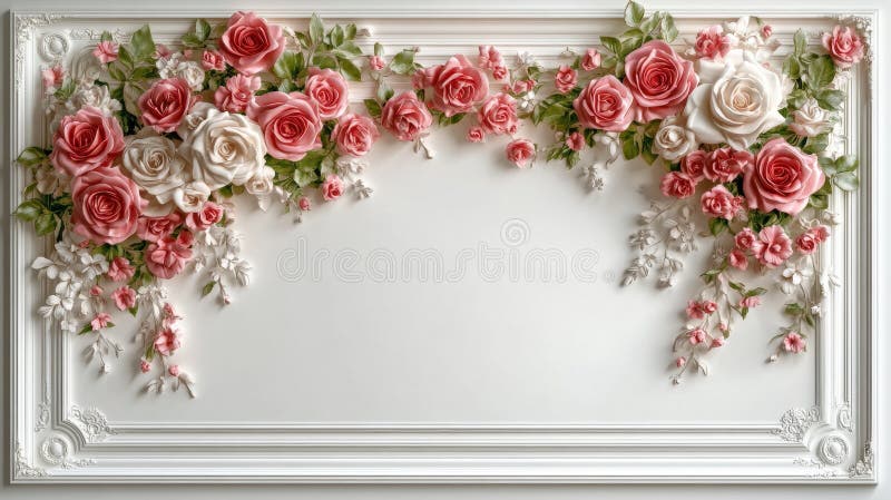 Exquisite Floral Patterns are Created by Intricate Plaster Relief ...