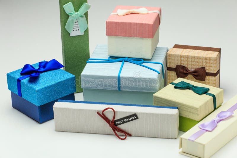 Exquisite gift box stock image. Image of belt, packages - 113220259