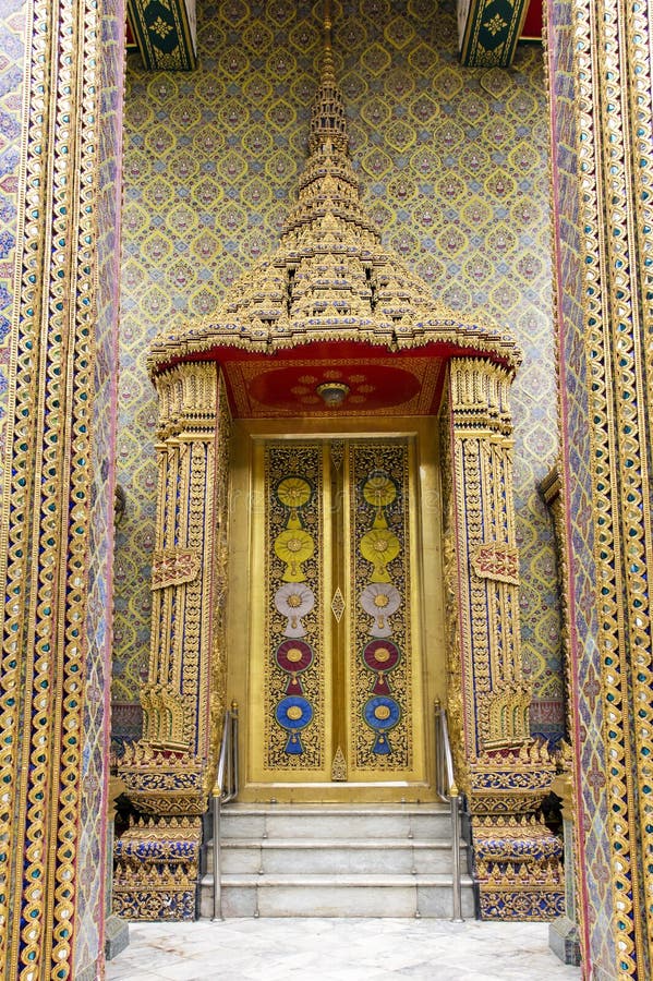 Exquisite Golden door stock photo. Image of sacred, antique - 30512824