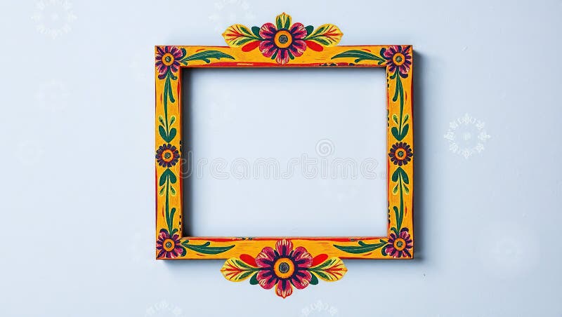 HandPainted Mexican Frame Stunning Product Display with Rustic Charm ...
