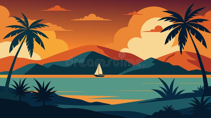 Exquisite Hawaiian Seamless Pattern Background for Vibrant Design Stock ...