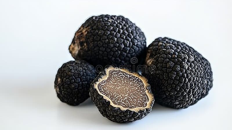 This Exquisite Image Features a Collection of Rare Black Truffles ...