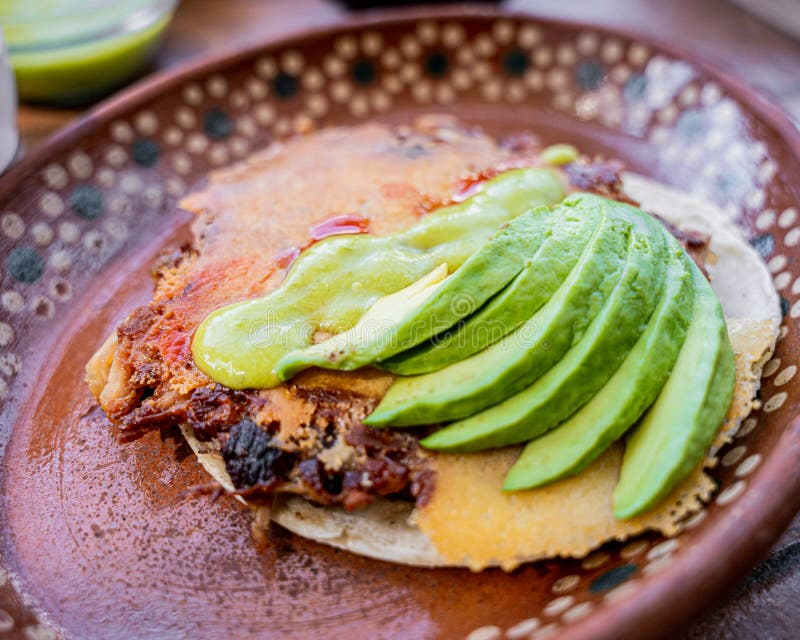 Exquisite Mexican Style Solid Beef with Golden Cheese Stock Image ...