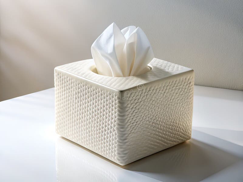 Exquisite Modern White Tissue Box a Minimalist Design Showcased in ...