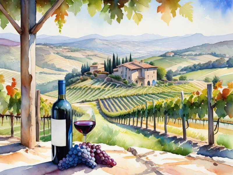 Exquisite Painting: Rich Red Wine and Crystal-Clear Glass Create an ...