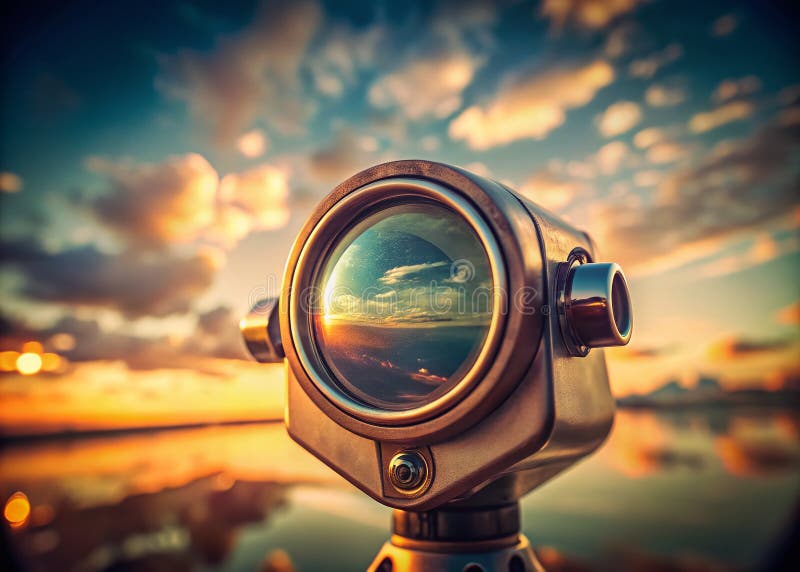Exquisite Pastel Sky Reflection Captured by a Vintage Macro Sensor a ...
